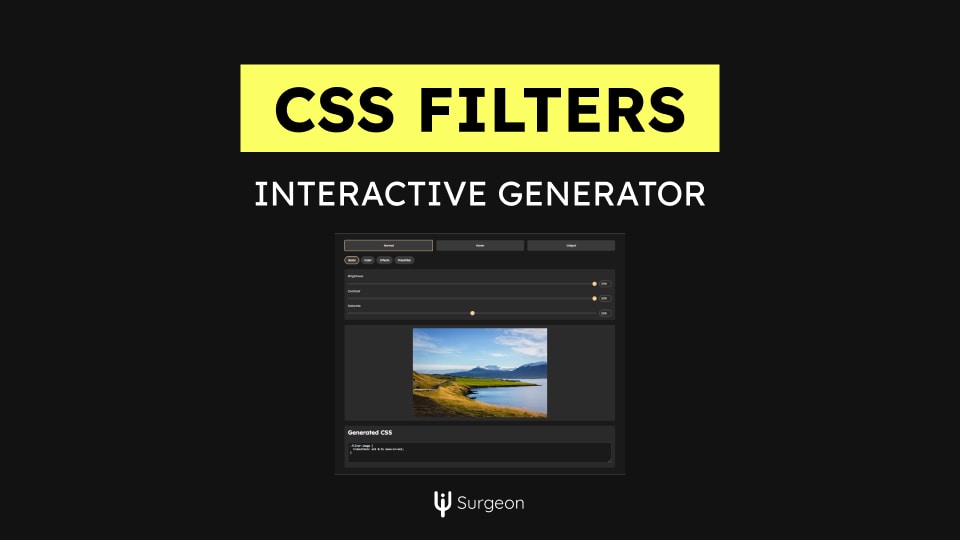 CSS Filter Generator | UI Surgeon
